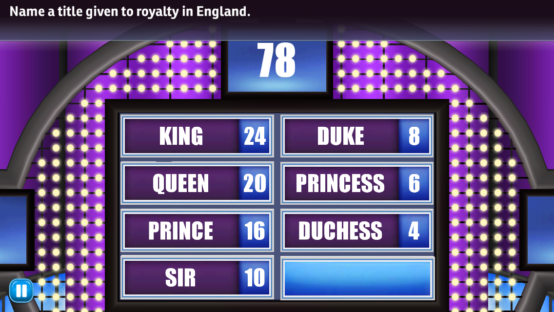 Family Feud and Friends Game Answers Revealed!: Name a title given to ...